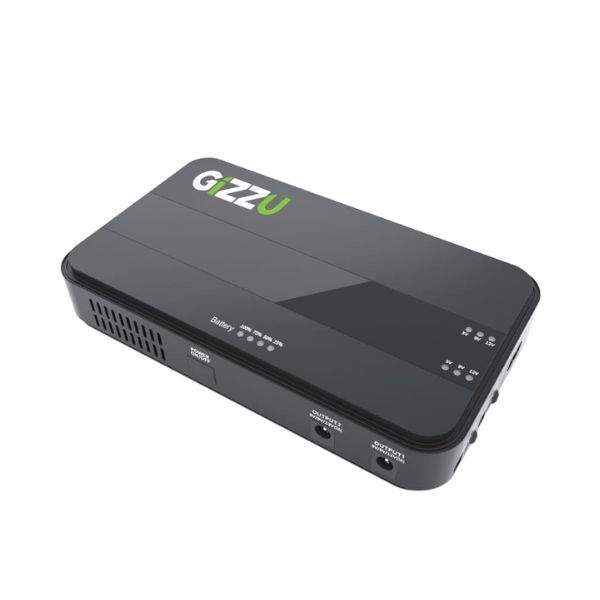 GIZZU 36W 32WH 8800MAH LITHIUM MINI DUAL DC UPS - Modern Living